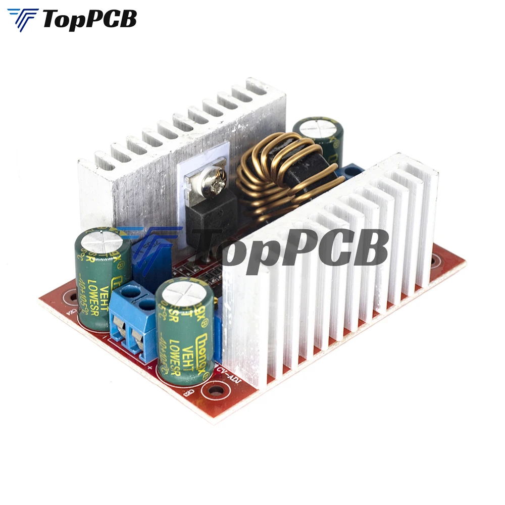 400W 15A CC CV DC DC 스텝 업 부스트 컨버터 모듈, LED 드라이버 전원 공급 장치, 변압기 전압 조정기 ...