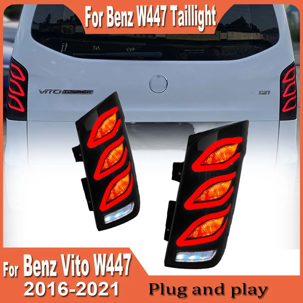 Car-Rear-Lights-For-Benz-Vito-W447-2016-2017-2018-2019-2021-V250-V260 ...
