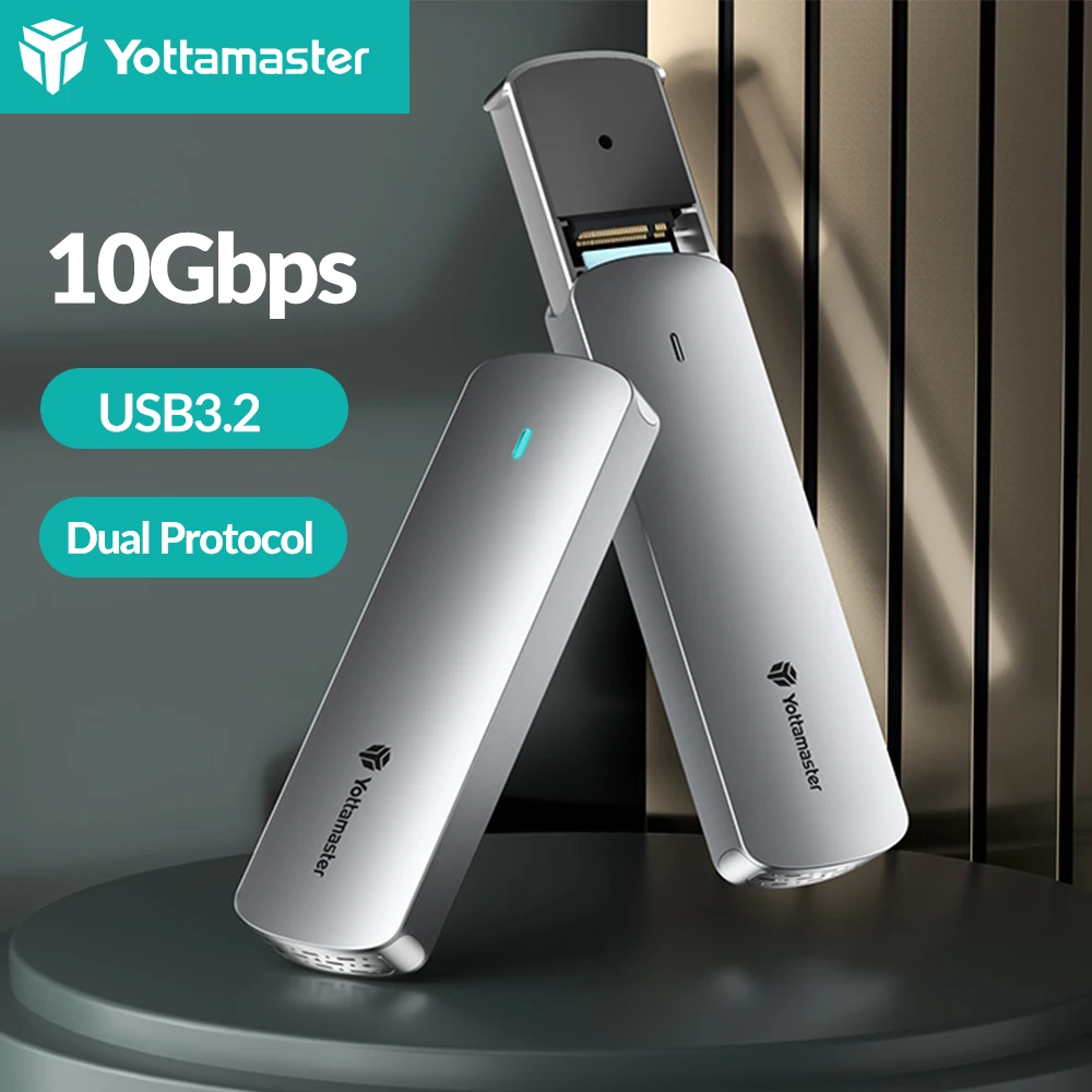 Yottamaster-M-2-NVMe-SATA-Dual-Protocol-Hard-Drive-Disk-Enclosure-Type ...