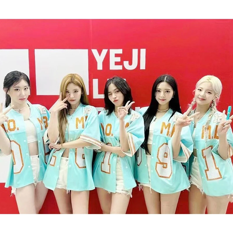 Korean-Idol-Singer-Kpop-Outfits-Hip-Hop-Dance-Clothes-Mint-Green-Coat ...