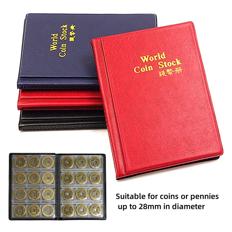120Pockets Album for Coins Collection Book Home Decoration Photo Album ...