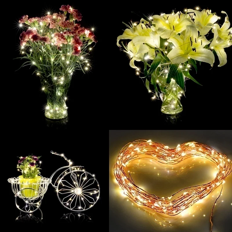 Led Wire Lights Wedding Parties | Led Wedding Party Decoration - 1m/3m ...