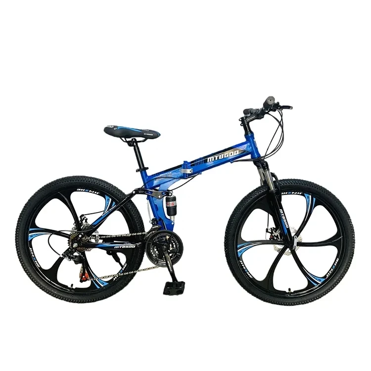 Cheap-Bike-with-Disc-Brakes-Aluminion-Alloy-Bicicleta-26-Inch-Folding ...