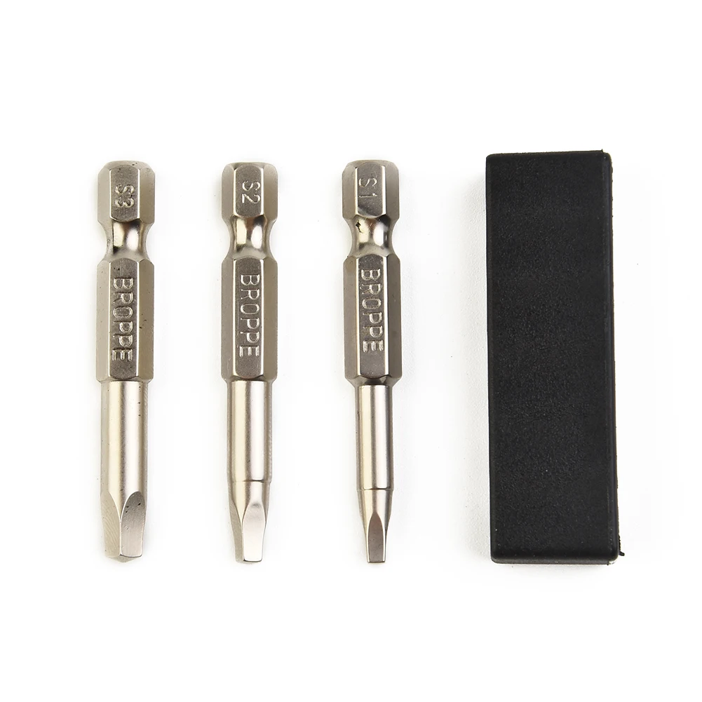 1-3Pcs-50mm-Electric-Driver-Bits-Magnetic-Square-Head-Screwdriver-Bit ...