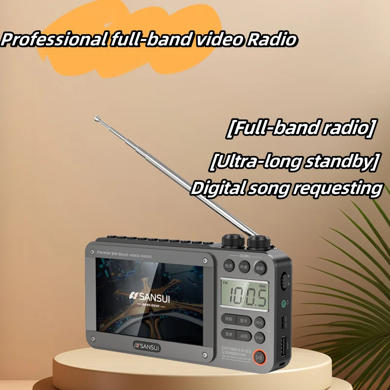 Sansui-F50-Portable-LED-Screen-Bluetooth-Speaker-Mini-Plug-In-Walkm-All ...