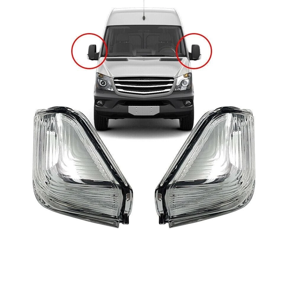 Left-Right-Rearview-Mirror-Signal-Light-Lens-For-Mercedes-Sprinter-VW ...