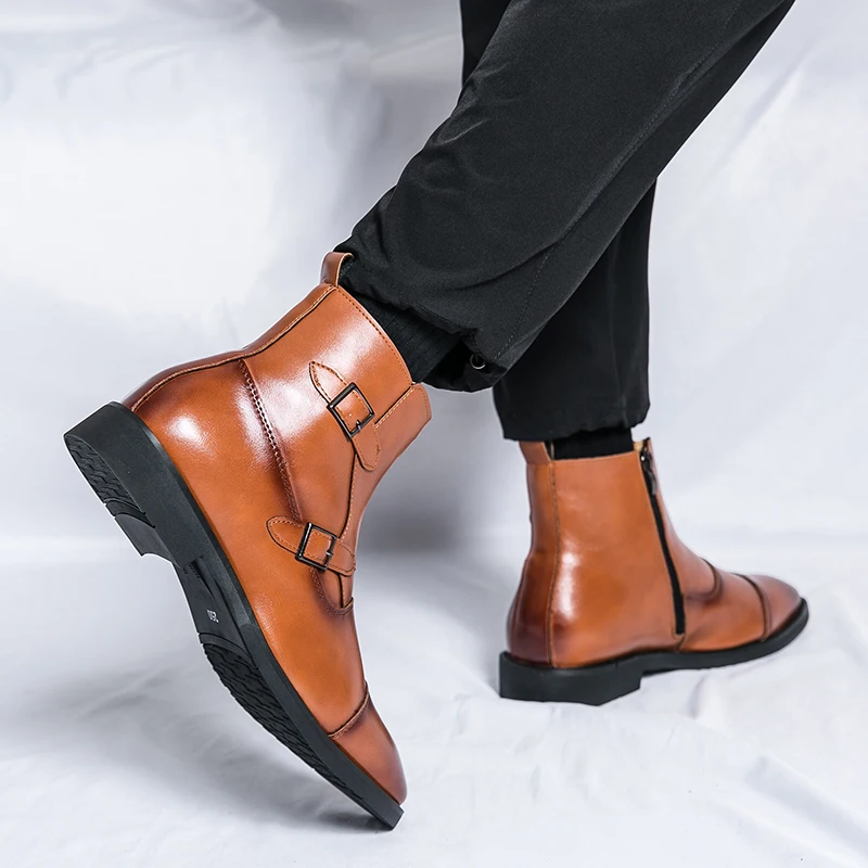 Chelsea-British-Style-Leather-Men-Shoes-Ankle-Boots-Senior-Casual-Shoes ...