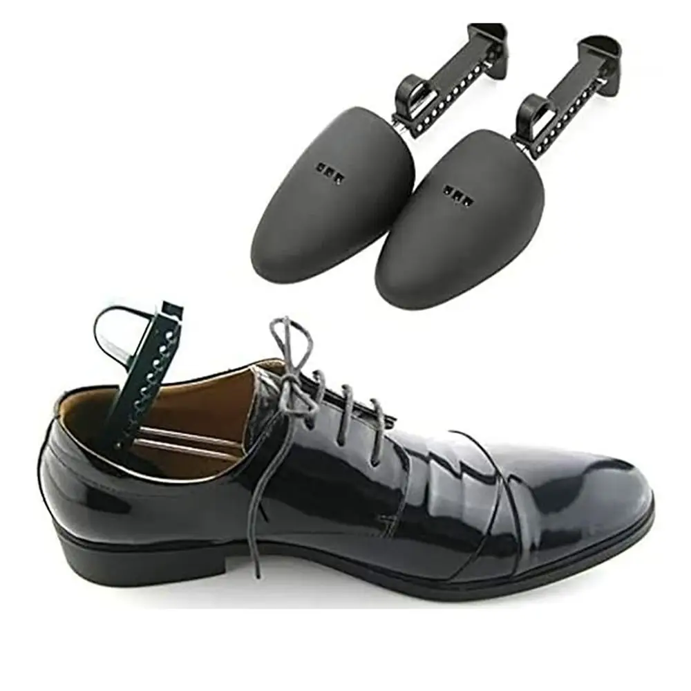 1 Pair Practical Plastic Adjustable Length Durable Black Women Men 2 ...