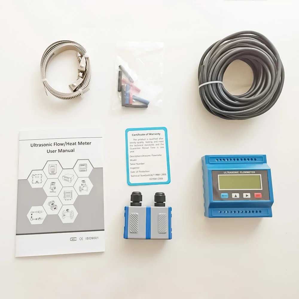 TUF-2000M-TS-2-Ultrasonic-Water-Flow-Meter-TS2-Transducer-DN25-100mm ...