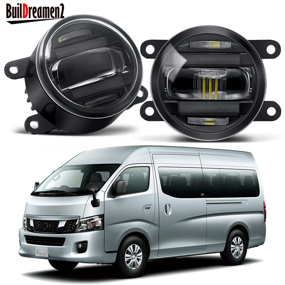 2IN1 Car Front Fog Light Assembly DRL H11 30W Aluminum LED Fog Daytime ...