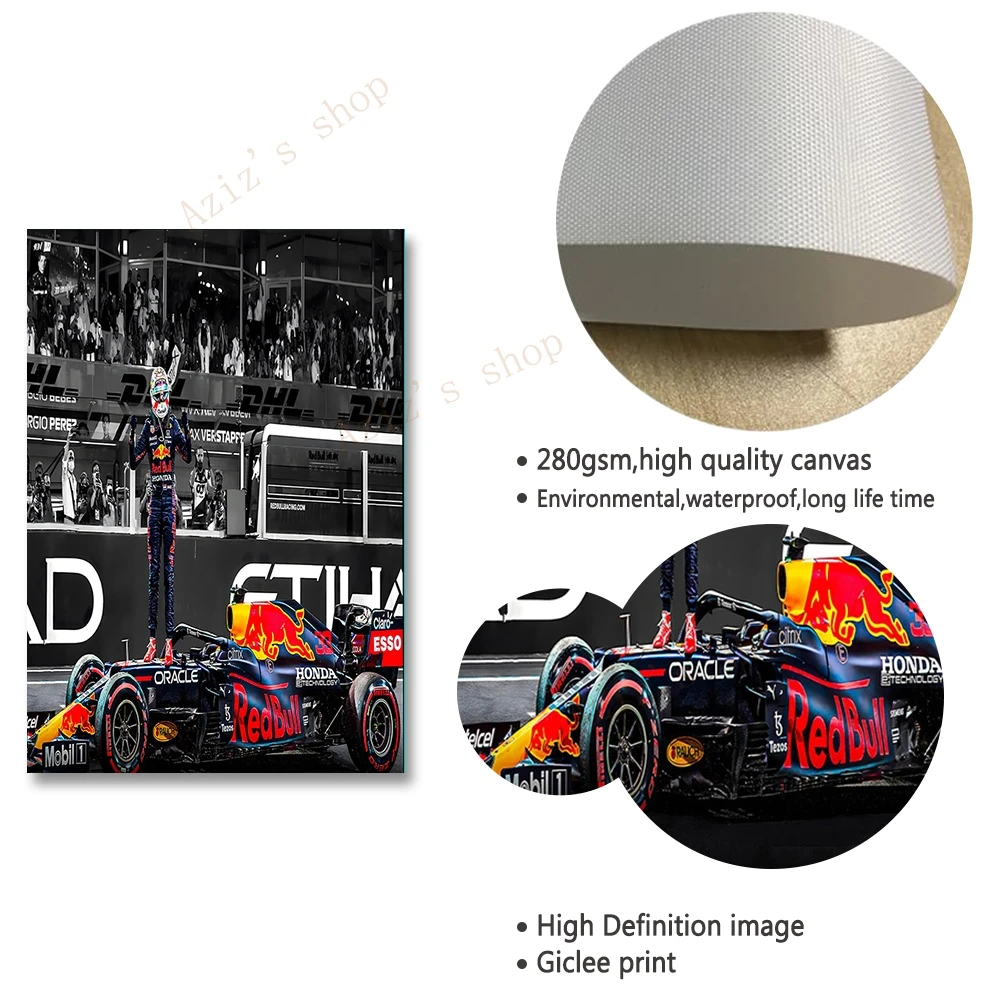 Max Verstappen Red Racer Poster 2021F1 Formula One World