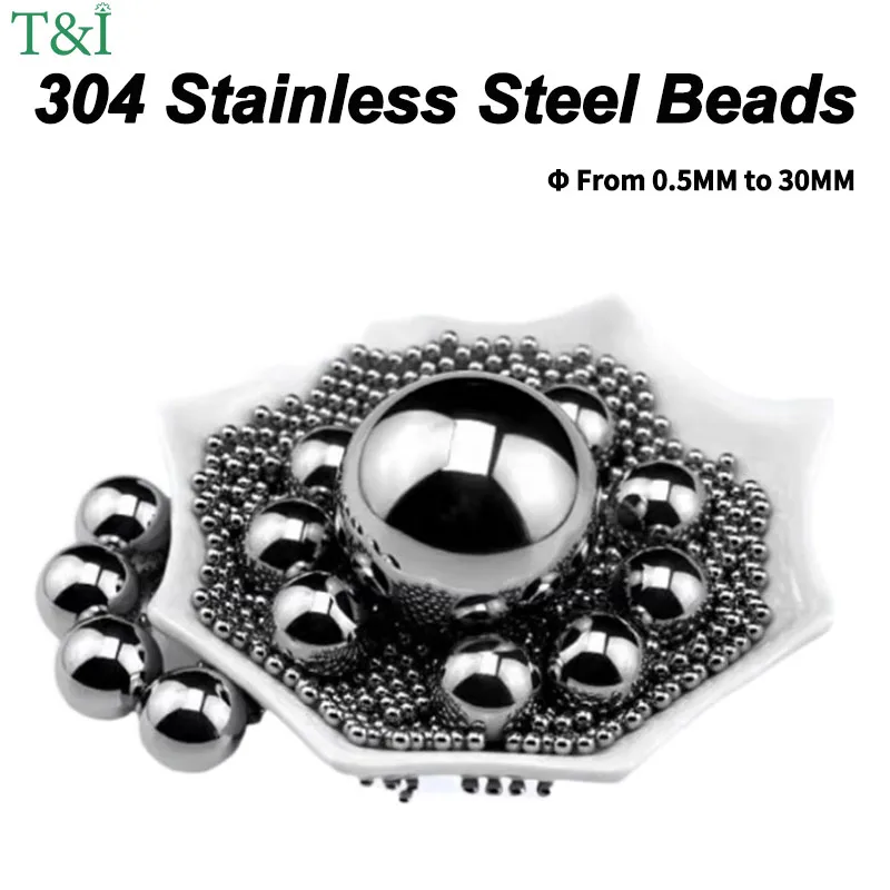 304-Solid-Stainless-Steel-Round-Balls-Beads-for-Precision-Bearings-and-Threaded-Rods-Sizes-From ...