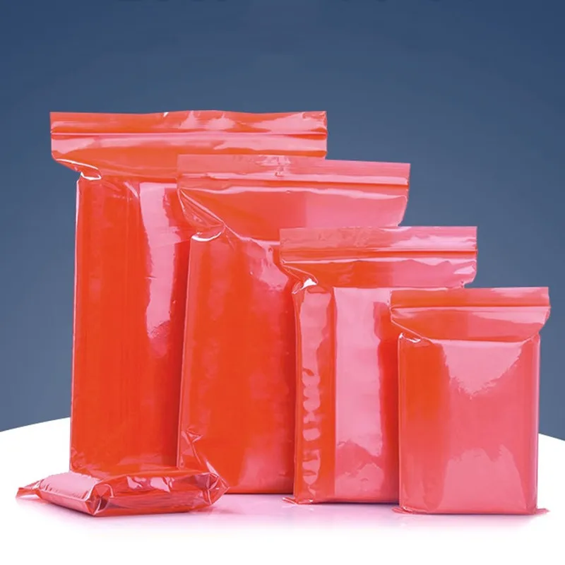50-100PCS-Red-Anti-static-Shielding-HDD-Ziplock-Packaging-Bag-PE-ESD ...