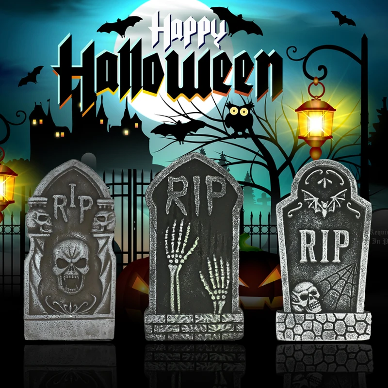 Esqueleto de espuma de calavera de terror para Halloween, decoración de ...