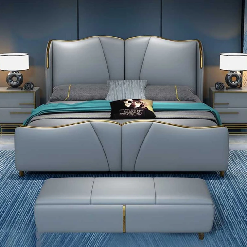 Cute-European-Double-Bed-Frame-Master-Villa-Glamorous-Sleeping-Luxury ...