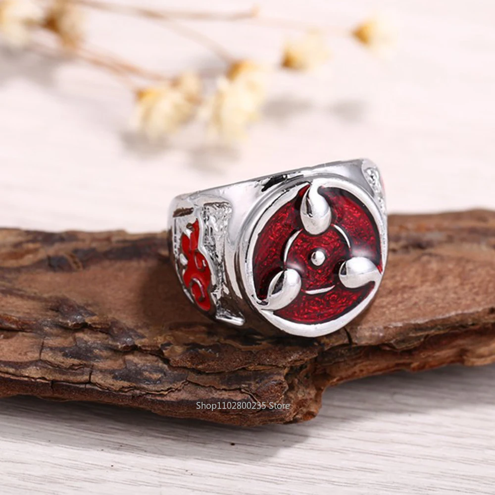 Anime-Naruto-Akatsuki-Ring-Konoha-Ninja-Village-Ring-Uchiha-Obito ...
