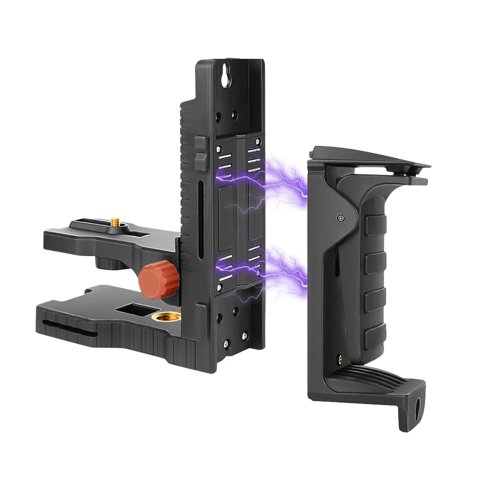 Strong Magnet Adjustable Laser Level Bracket L-bracket Wall Mounted ...