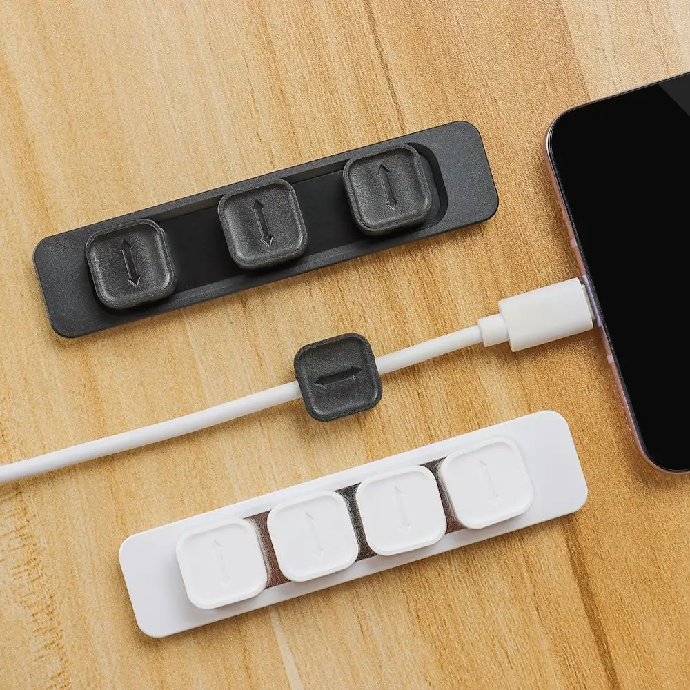 Cable-Organizer-Clips-Magnetic-Cable-Management-USB-Cables-Holder-Silicone-Flexible-Desktop ...
