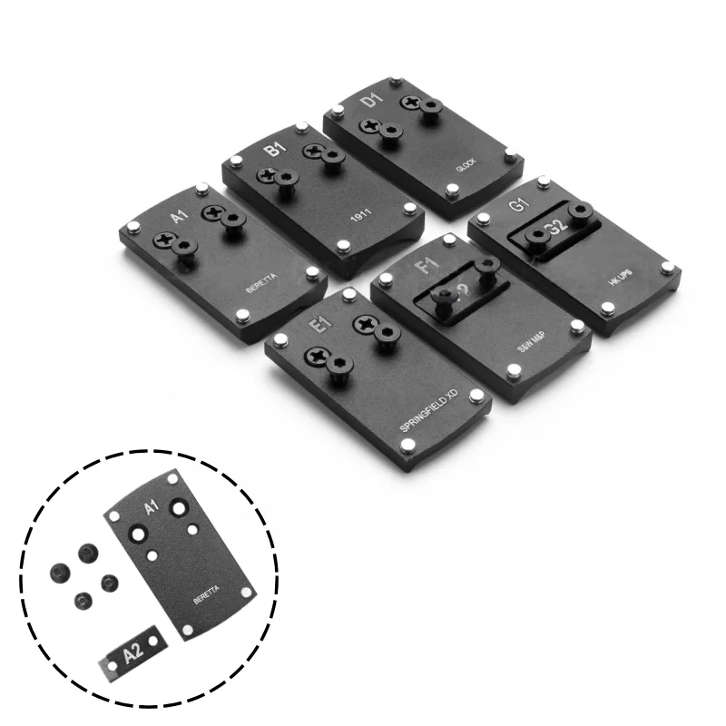 Precision Scope Shim Kit | Vertical & Horizontal Adjustment Mounting ...