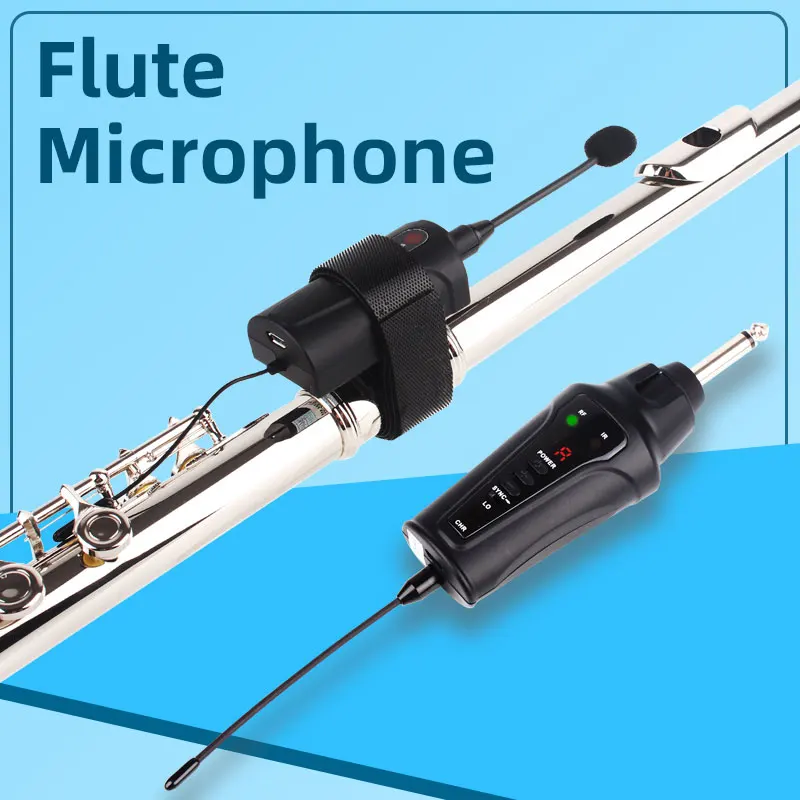 Microphones Wireless Instruments | Wireless Microphone Flutes ...