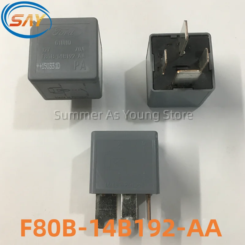 100-Original-New-F80B-14B192-AA-V23136-J4-X62-12V-4PINS-70A-12VDC ...