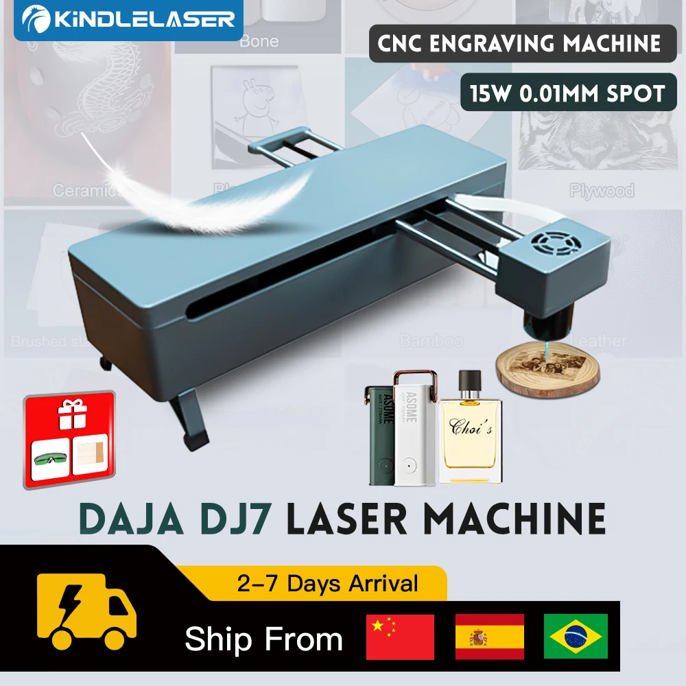DAJA-DJ7-Laser-Engraver-Machine-Logo-Maker-Diy-CNC-Engraving-Machine-5W-Portable-for-Wood ...