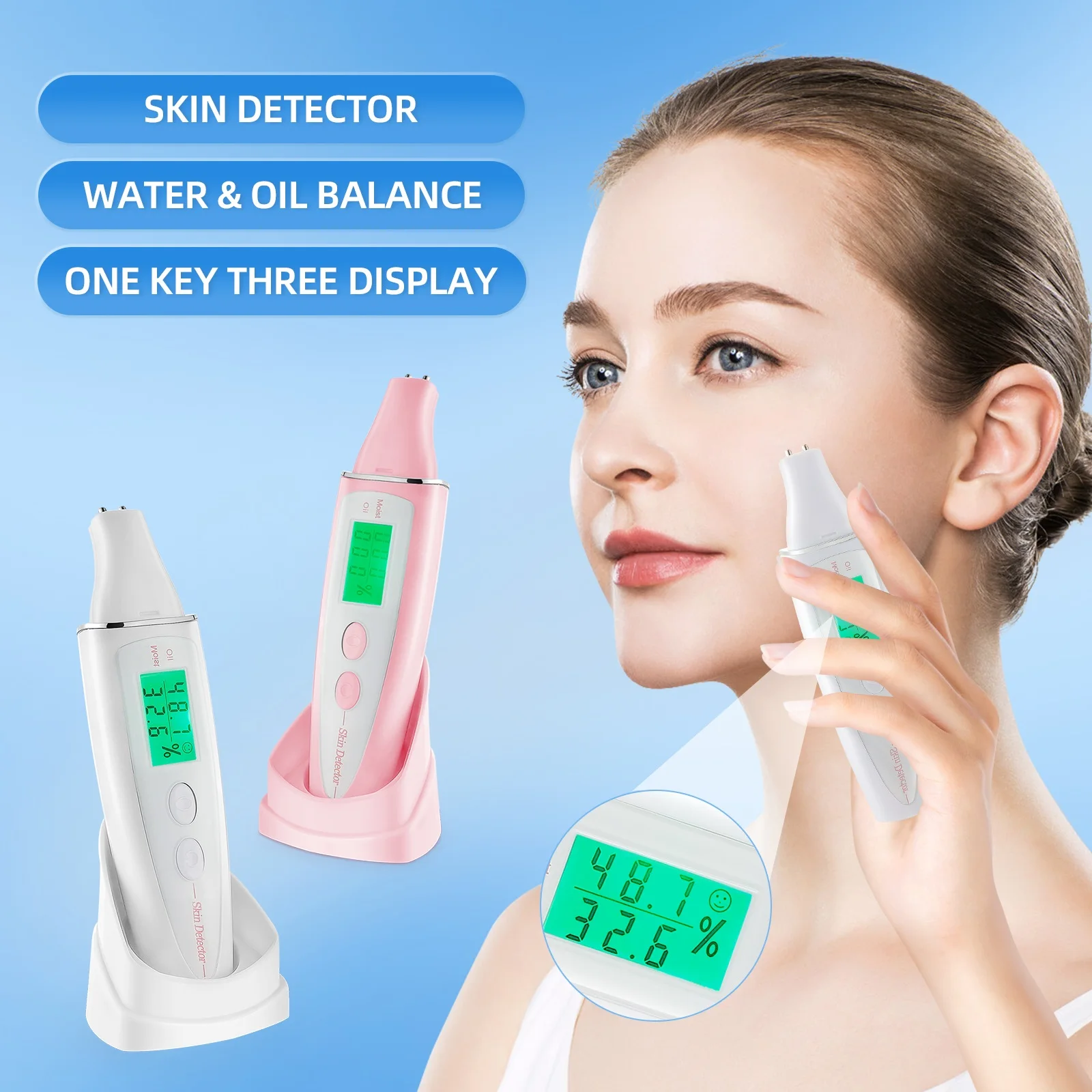 Digital-Skin-Tester-Moisture-Oil-Test-Meter-Face-Detector-Facial-Skin ...