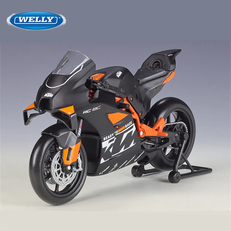 Welly-1-12-KTM-RC-8C-Alloy-Road-Racing-Motorcycle-Model-Diecast-Metal ...