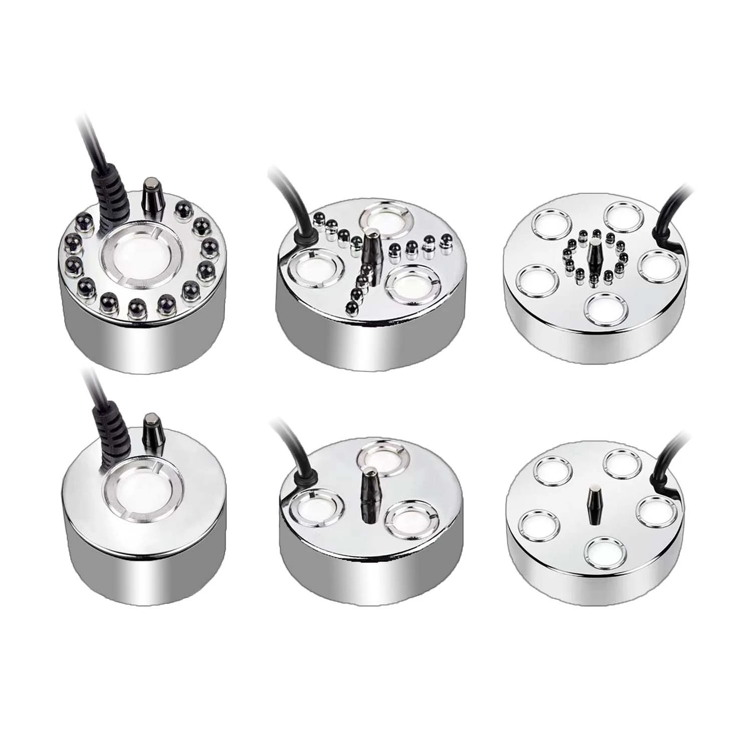 1/3/5 Head Atomizer Colorful Lamp Ultrasonic Humidifier Spray Mist ...