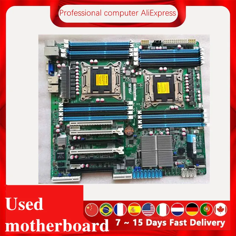 Z9pe-d16 For Asus Z9pe-d16/2l Used Original For Intel C602 Server ...