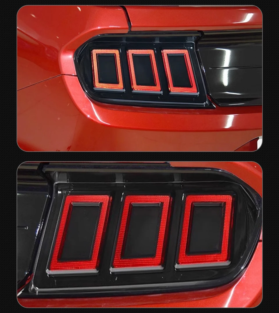 Ford Mustang Tail Lights 2015-2022 Dynamic Signal Tail Lamp Led Tail ...
