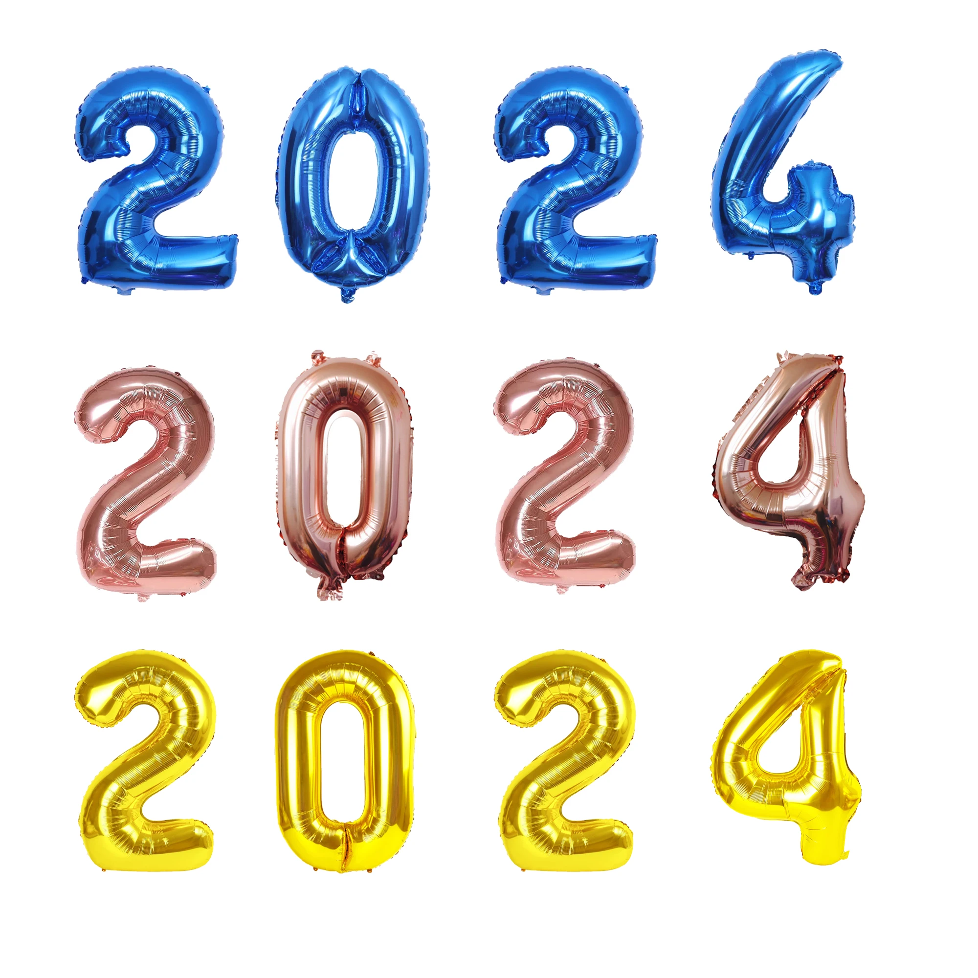 1-Set-32-Inch-2024-Blue-Gold-Number-Aluminum-Film-Balloon-Party-Props ...