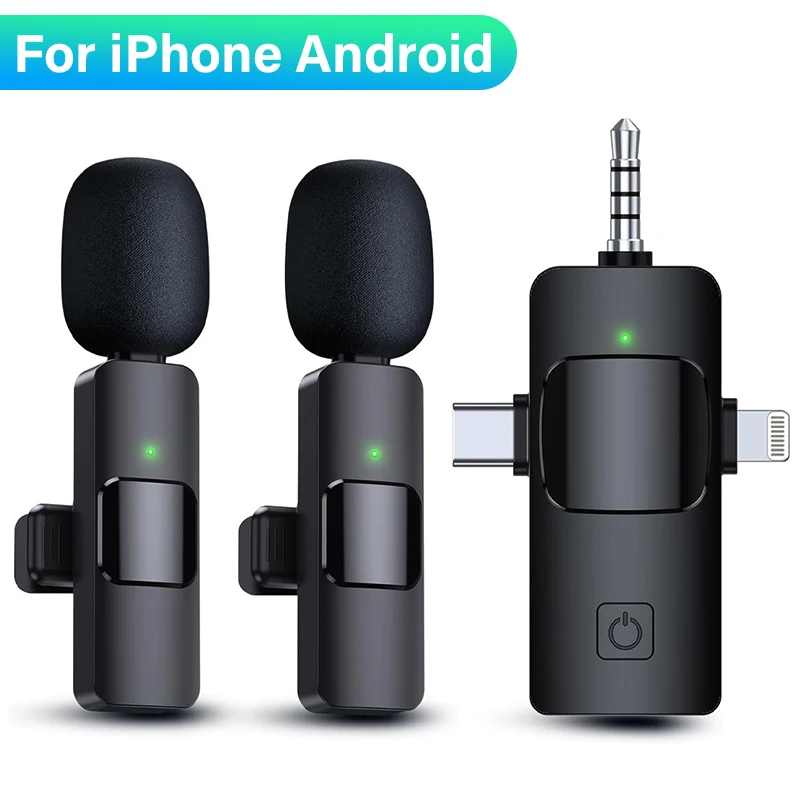 3-in-1-Professional-Wireless-Lavalier-Microphone-for-IPhone-iPad ...