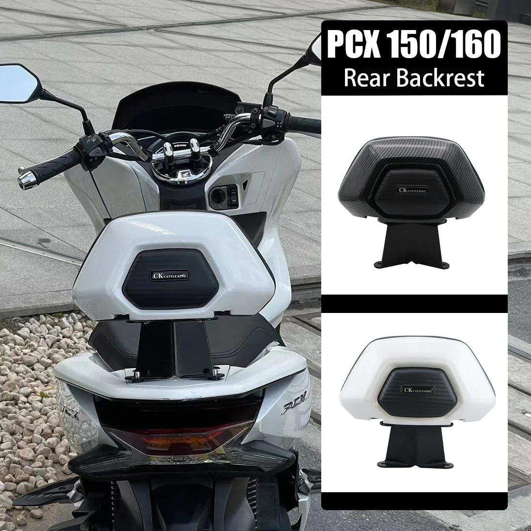 Motorcycle-Rear-Backrest-For-Honda-PCX-150-160-PCX150-PCX160-2018-2022 ...