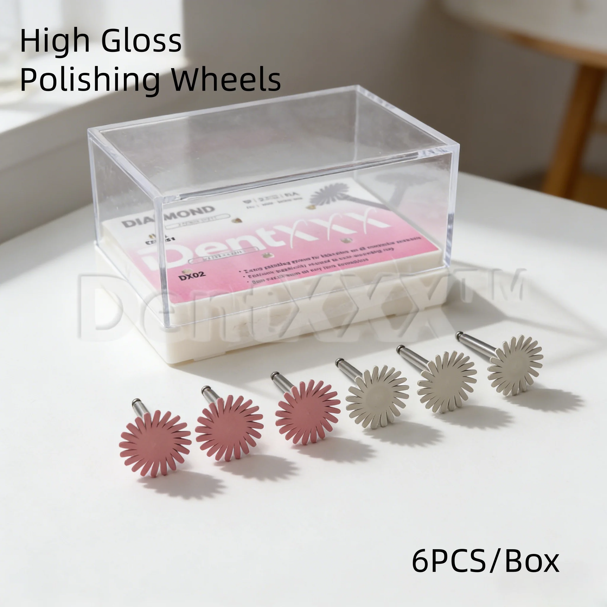 6-piece rubber polishing kit, with rotary grinding and polishing tools ...