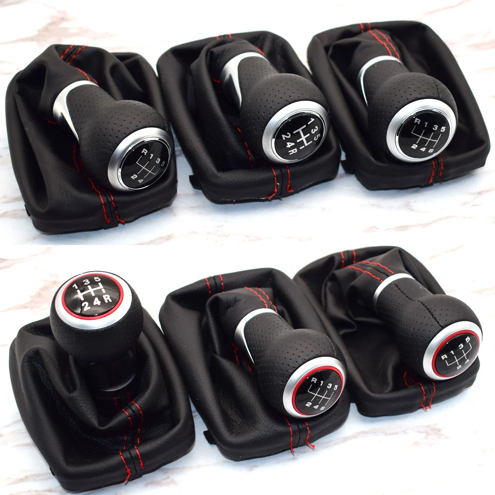 6-Speed-5-Speed-Gear-Shift-Stick-Lever-Knob-Gaiter-Gaitor-Boot-Cover ...