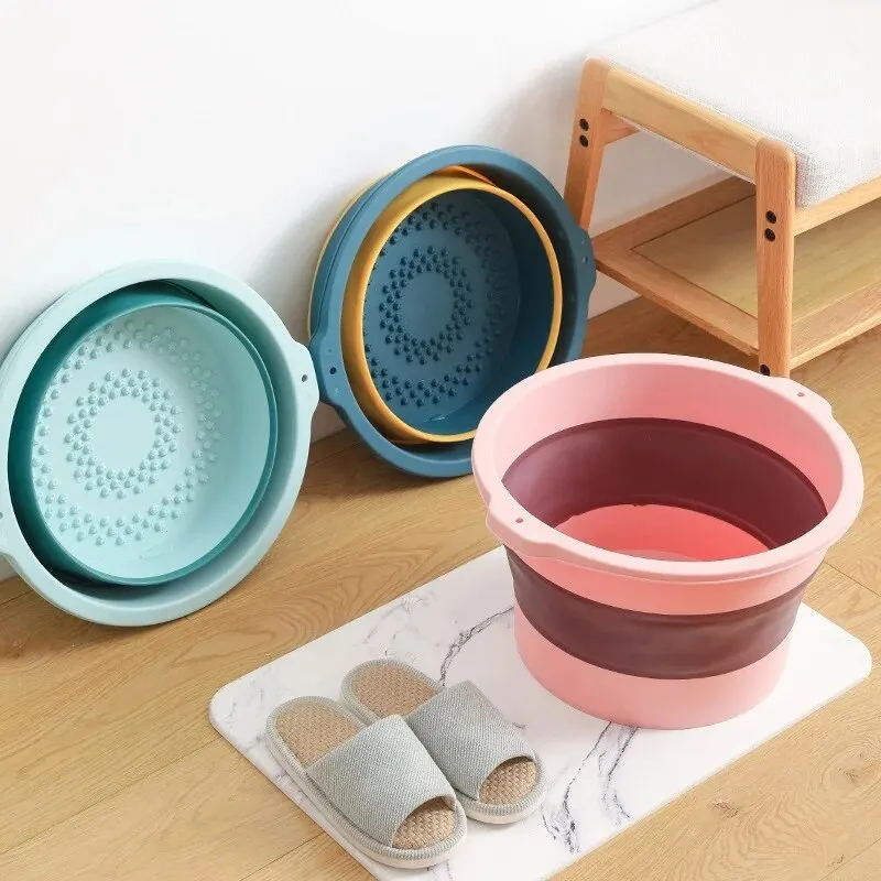 Portable-Folding-Foot-Bath-Barrel-Home-Use-Massage-Foot-Washing-Barrel ...