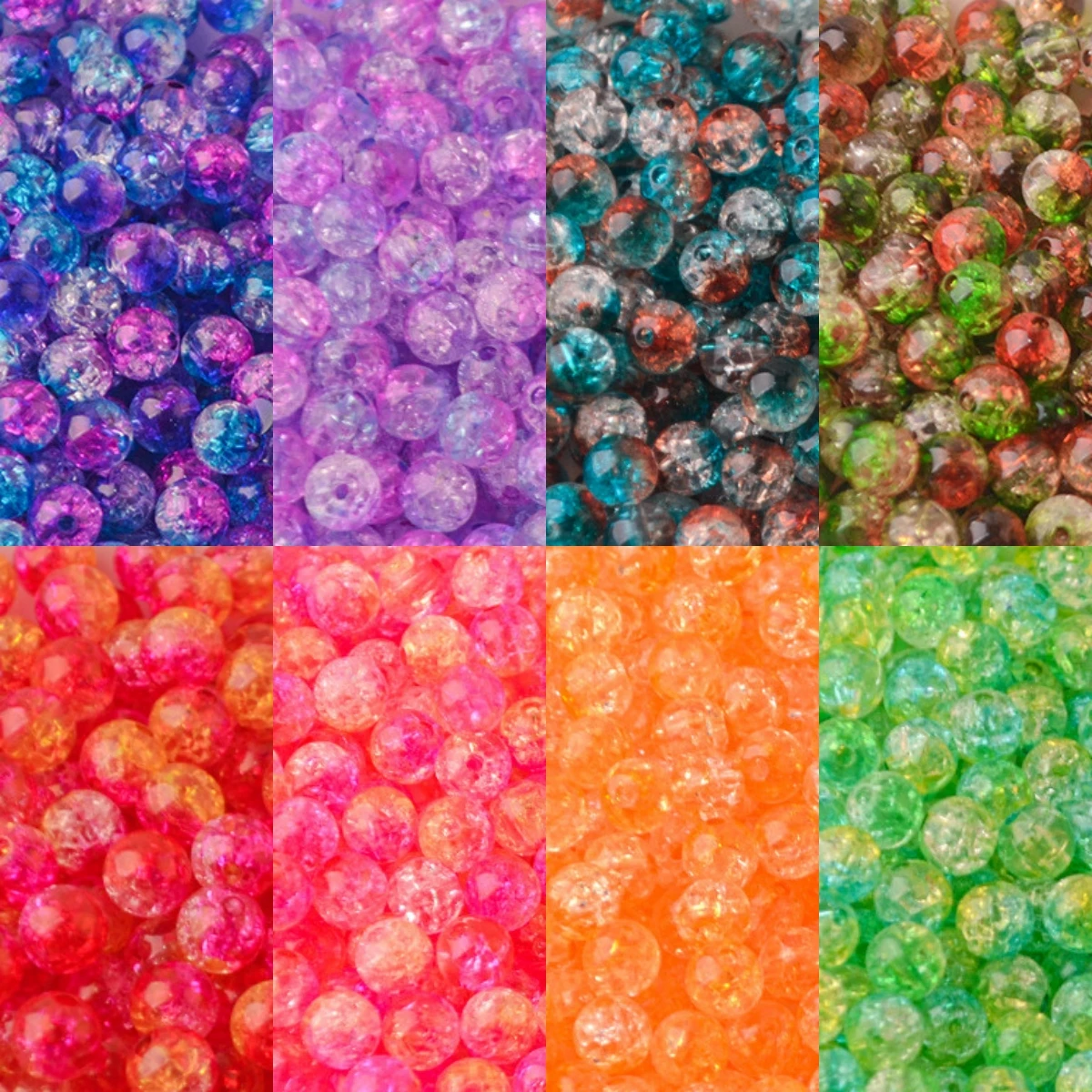 Acrylic-Perforated-Crack-Bead-Straight-Hole-Colorful-Explosive-Beads ...