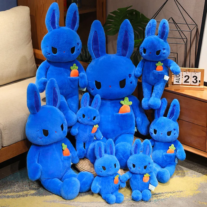 Klein-blue-Rabbit-Plush-Toys-Cartoon-Animals-Stuffed-Toys-Dolls-Girls ...