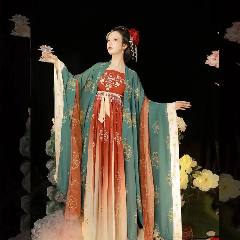 Traje-de-Hanfu-chino-tradicional-para-mujer-traje-de-escenario-de ...