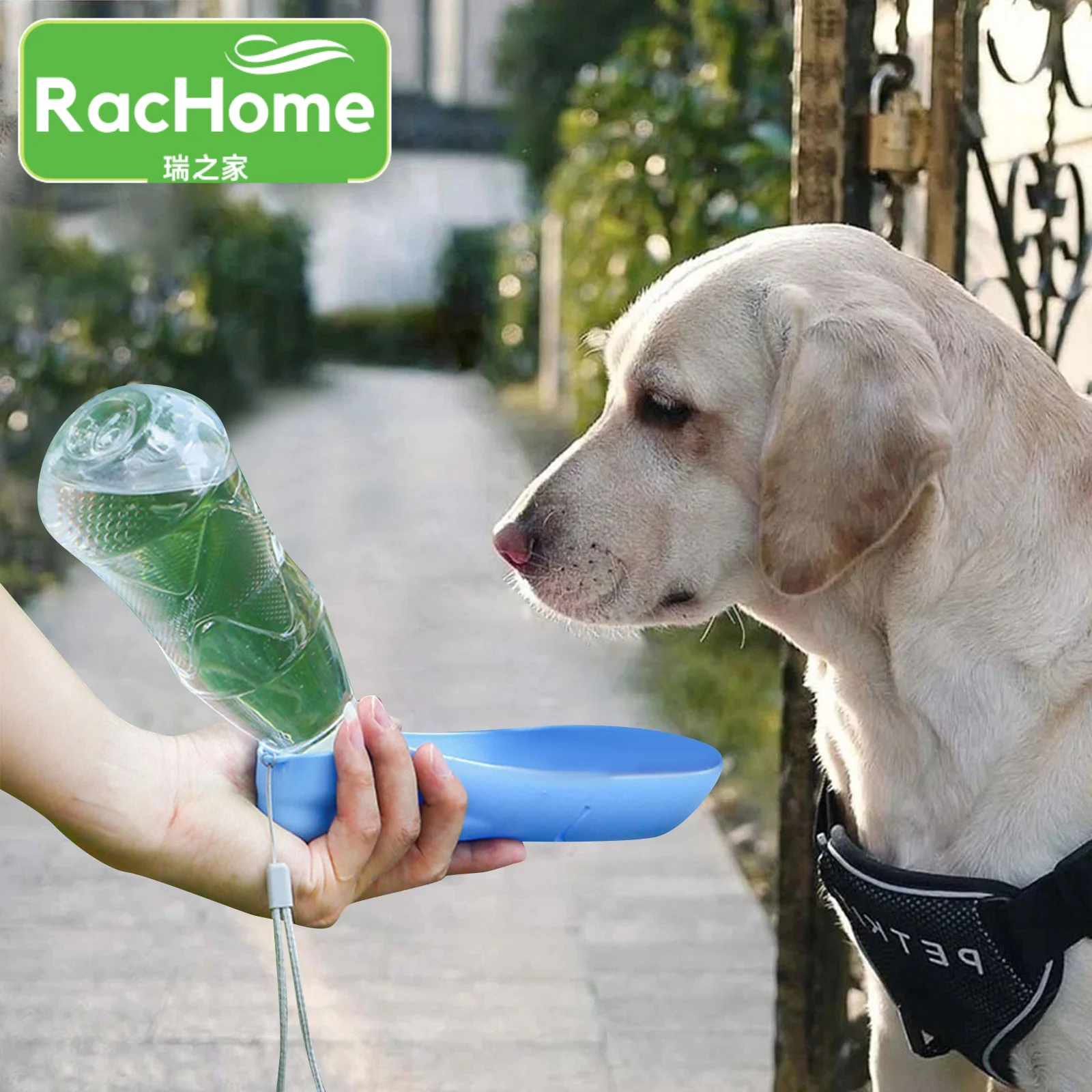 Dog-Water-Bottle-Folding-Drinker-Plastic-Portable-Water-Bottle-Pets ...