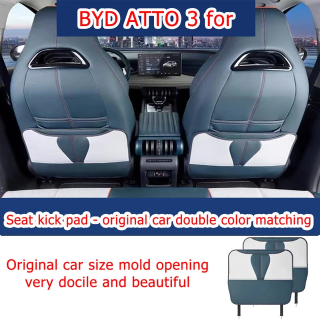 ZLWR for BYD ATTO 3 Car Anti-kick Mat PU Leather Anti-Kick Mat BYD YUAN ...