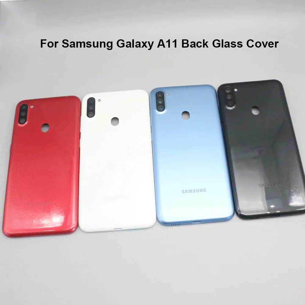 Original For Samsung Galaxy A11 A115 Plastic Back Battery Cover Rear ...
