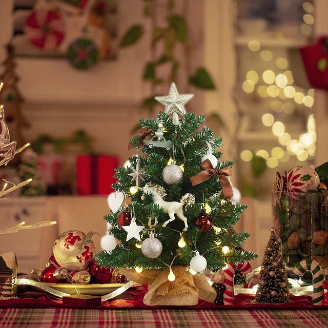 Miniature Christmas Trees With Lights