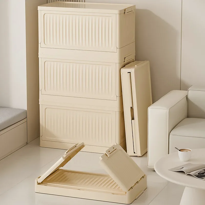 Folding-Plastic-Box-with-Pulley-Rectangular-Box-with-Lid-Turnover-Box ...