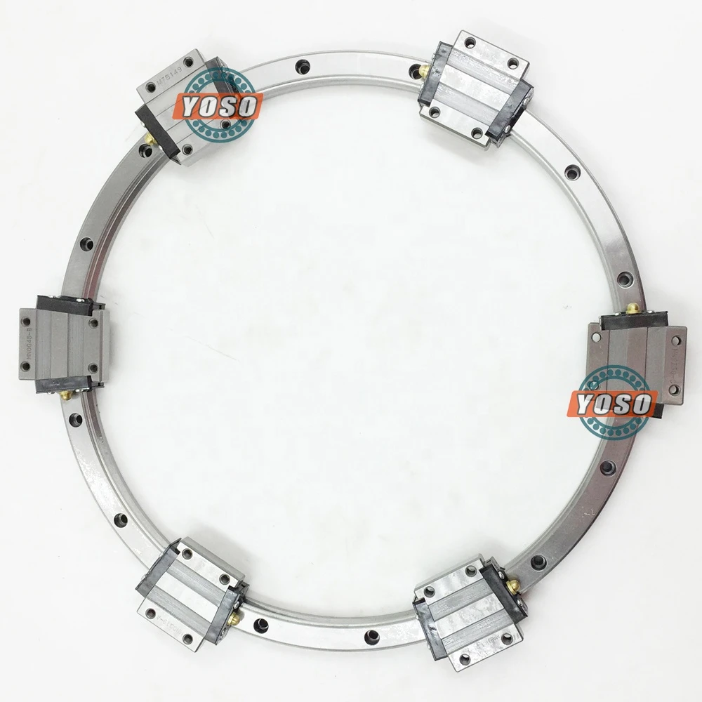 FOR curved circular linear motion guide rail HCR15A+60/150R HCR15 ...