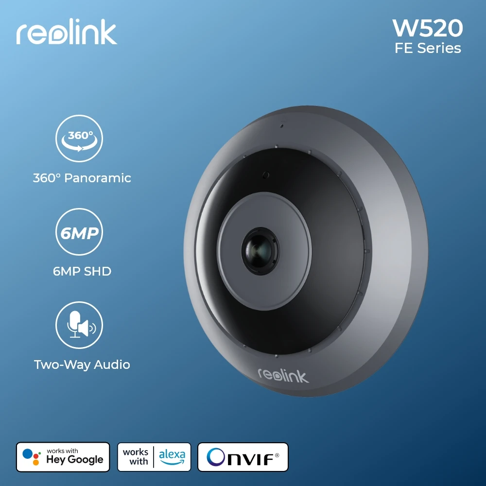 Reolink-C-mera-Fisheye-Panor-mica-IP-Interior-C-mera-de-Seguran-a-Wi-Fi ...