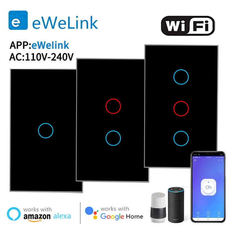 Ewelink App Wifi Smart Switch Bluetooth Rf Alexa Google Voice Control ...