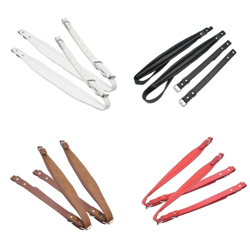 Soft Cmfortable Leather Accordion Straps Adjustable Shoulder Arm Belts ...