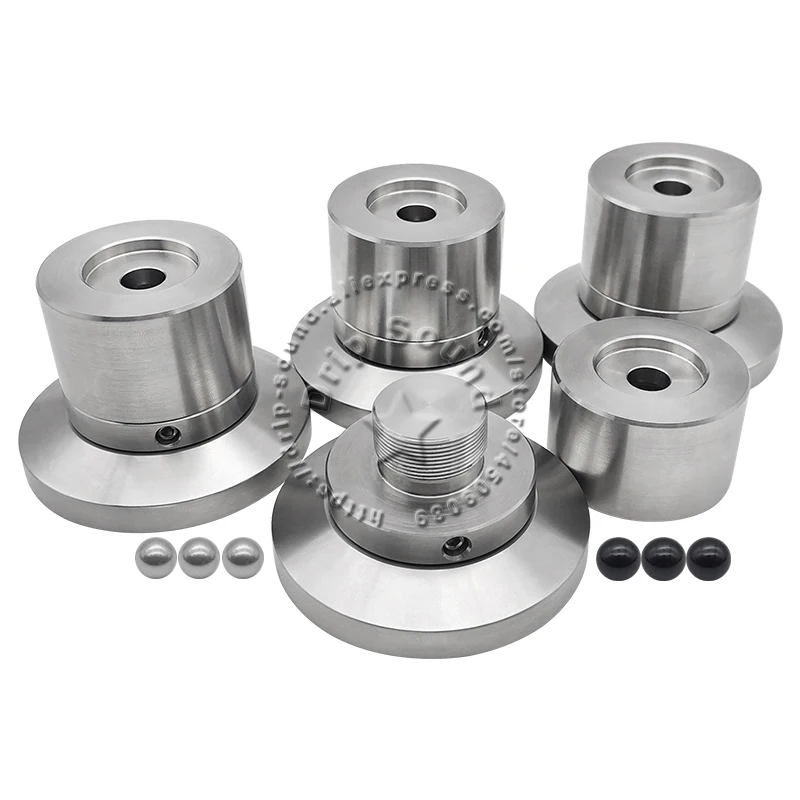 69mm-Stainless-Steel-HIFI-Speaker-Ball-Shockproof-Spike-Pad-Audio-Rack ...